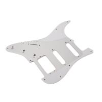 China 3 Ply Electric Guitar Pickguard Zebra 11 Holes Scratch Plate For ST Style Electric Guitar Accessories Parts for sale