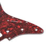 China 3Ply SSH Electric Guitar Pickguard Scratch Plate And Back Plate Set For American ST Style Electric Guitar for sale