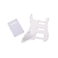 China 3Ply SSH Electric Guitar Pickguard Scratch Plate Back Plate & Screws For American Fender ST Style Electric Guitar for sale