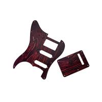 China 3Ply SSH Electric Guitar Pickguard Scratch Plate Back Plate & Screws For American Fender ST Style Electric Guitar for sale