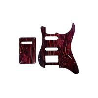 China 3Ply SSH Electric Guitar Pickguard Scratch Plate Back Plate & Screws For American Fender ST Style Electric Guitar for sale