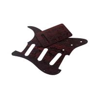 China 11 Holes Rosewood SSS Style Guitar Pickguard Back Plate & Screws For ST Electric Guitar Accessories Parts for sale