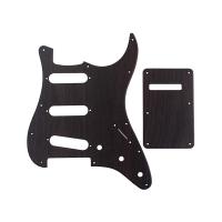 China SSS Electric Guitar Pickguard Set Battlefield Pattern 3-Ply 11 holes Screw Back Plate Scratch Plate ST Electric Guitars for sale