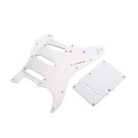 China Lady Pattern 3-Ply PVC Guitar Pickguard SSS Scratch Plate With Back Plate Fender ST Style Electric Guitars for sale