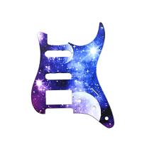 China Multicolor Electric Guitar Pickguard 3 Ply 11 Holes Scratch Plate For Standard FD ST Guitar Accessories for sale