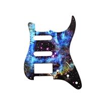 China Multicolor Electric Guitar Pickguard 3 Ply 11 Holes Scratch Plate For Standard FD ST Guitar Accessories for sale