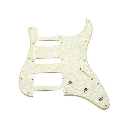 China 3 Ply SSH Guitar Pickguard Cream Pearl Humbucker Scratch Plate For ST Electric Guitars Accessories Parts for sale