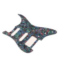 China 3 Ply SSH Guitar Pickguard Cream Pearl Humbucker Scratch Plate For ST Electric Guitars Accessories Parts for sale