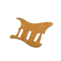 China 3Ply 11-Hole SSS Electric Guitar Pickguard Magma Red Scratch Plate For Stratocaster Style Guitar Accessories Parts for sale