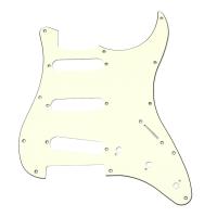 China 3Ply 11-Hole SSS Electric Guitar Pickguard Magma Red Scratch Plate For Stratocaster Style Guitar Accessories Parts for sale
