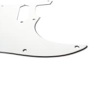China SSS Electric Guitar Pickguard 3Ply 11-Hole Pearl Red Scratch Plate Fender Stratocaster Style Guitar Accessories Parts for sale