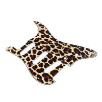 China Snake Leopard Printed Acoustic Guitar Pickguard SSS Scratch Plate For Stratocaster Style Guitar for sale