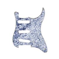 China 3Ply Pearl Colorful Scratch Plate Stratocaster Pick Guards Guitar Spare Parts for sale