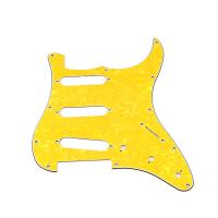 China 3Ply Pearl Colorful Scratch Plate Stratocaster Pick Guards Guitar Spare Parts for sale