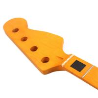 China Jazz Bass Replacement Neck 20 Frets Guitar Neck C Shape Maple wood 33.78
