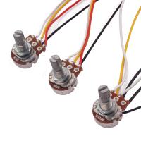 China 3 Band Equalizer EQ Preamp Circuit Bass Guitar Tone Control Wiring Harness and JP Pickup Set for Active Bass Pickup for sale