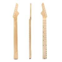China 6 Strings Maple Jazz Bass Guitar Neck 24 Fret Satin finish Electric Guitar replacement neck for sale