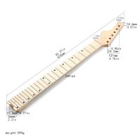 China 6 Strings Maple Jazz Bass Guitar Neck 24 Fret Satin finish Electric Guitar replacement neck for sale