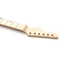 China 6 Strings Maple Jazz Bass Guitar Neck 24 Fret Satin finish Electric Guitar replacement neck for sale