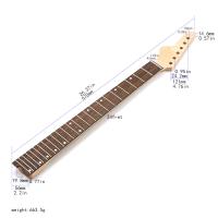 China 6 Strings Rose Wood Fretboard Material 24 frets Jass Bass Guitar Neck 26.37 Inches for sale