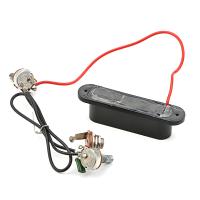 China Metal Single Coil Mandolin Pickup Black Cover With 8~9K DC Resistance for sale