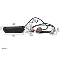 China Durable Acoustic Mandolin Pickup Single Coil Seamless Installation for sale