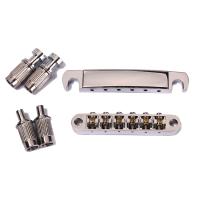 China Zinc Alloy Roller Saddle Tailpiece for SG Style Electric Guitar Replacement Parts for sale