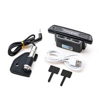 China Active Sound Hole Guitar Pickup with Mic Humbucker Acoustic Folk Guitar Volume Control Sound Hunter AC-3G for sale