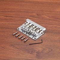 China 4 String Bass Guitar Bridge for Electric Bass Musical Accessory Zinc Alloy for sale