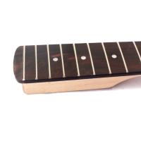 China Bass Guitar Neck Maple 21 Frets With White Dot Inlay 34.33 Inch Replacement Guitar Neck for sale