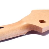 China Bass Guitar Neck Maple 21 Frets With White Dot Inlay 34.33 Inch Replacement Guitar Neck for sale