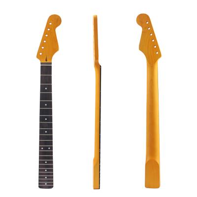 China Stratocaster Maple Neck ST Electric Guitar Neck Rosewood Fingerboard Abalone Shell Dot for sale
