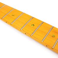 China Matte finish Electric Guitar Neck 21 Fret Fender Stratocaster Maple Neck abalone shell for sale