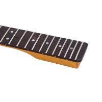China Vintage Guitar Maple Neck Telecaster Neck 22 Frets White Dots High Gloss Rosewood Fingerboard for sale