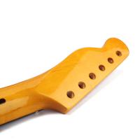 China Vintage Guitar Maple Neck Telecaster Neck 22 Frets White Dots High Gloss Rosewood Fingerboard for sale