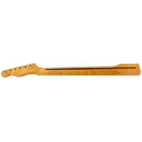 China Electric Tiger Flame Telecaster Color Maple Abalone Dots 42MM Yellow 25.67 for sale