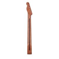 China 22 Fret Tiger Flame Maple Guitar Neck Replacement TL Electric Guitar Neck Adjustable Truss Rod for sale