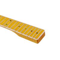 China 21-Fret Electric Guitar Neck Canada Maple Wood for Fender Telecaster Neck Fingerboard Abalone Shell Position Markers for sale