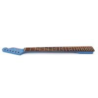 China Maple Fender Tele Neck Replacement 22 Frets Rosewood Fretboard Blue Burst Crack White Dot for sale