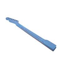 China Maple Fender Tele Neck Replacement 22 Frets Rosewood Fretboard Blue Burst Crack White Dot for sale