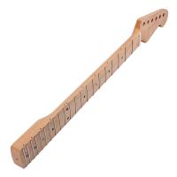 China 21 Frets Stratocaster Neck Maple Wood Electric Guitar Neck Replacement Skunk Stripe Adjustable Truss Rod for sale