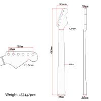 China 21 Fret Fender Stratocaster Guitar Neck for sale