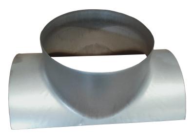 China Custom T-Pipe Duct Connectors: Hydraulic Deep Draw Connector for Building Ventilation Systems for sale