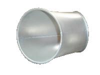 China Model L-100-90 Welding Pipe Duct Connector Stamping Parts of Ventilation system for sale