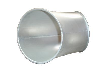 China Model L-100-90 Welding Pipe Duct Connector Stamping Parts of Ventilation system for sale