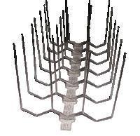 China Custom Stainless Steel Bird Spikes for Bird control for sale