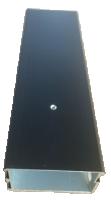 China Black Anodize Aluminum Alloy Extrusion Tube Stamping Parts for sale