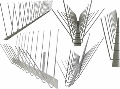 China Stainless Steel Bird Deterrent Spikes anti roosting Stamping Bending Process for sale