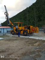 China Yellow Fully Hydraulic Tunneling Jumbos Rock Bolt Drilling Machine for sale