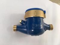 China Magnetic Drive 1/2 Inch R160 Multi-Jet Cold Water Meter with Cast Iron Body, 15-25mm Size Range, Horizontal Installation for sale